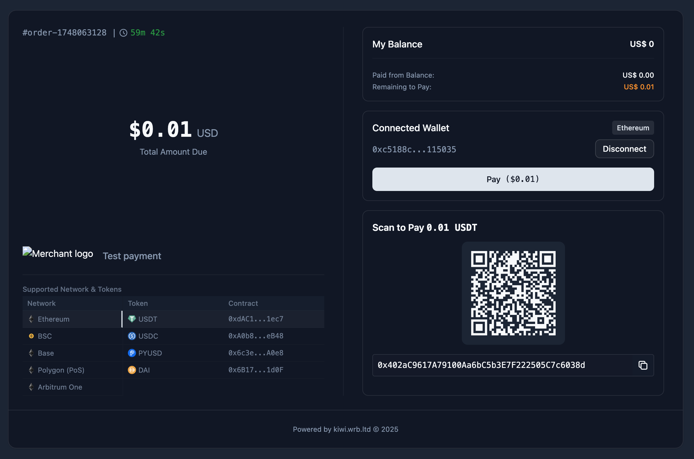 StablePay - Enterprise Stablecoin Payment System